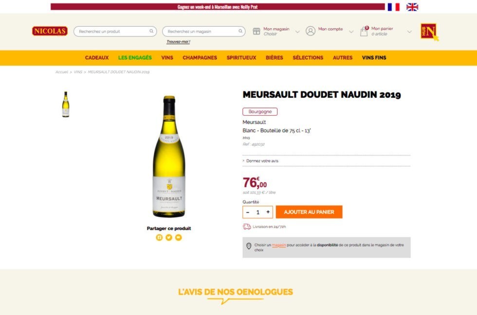 Rédaction fiche produit vin | Par Alexandre Montenon